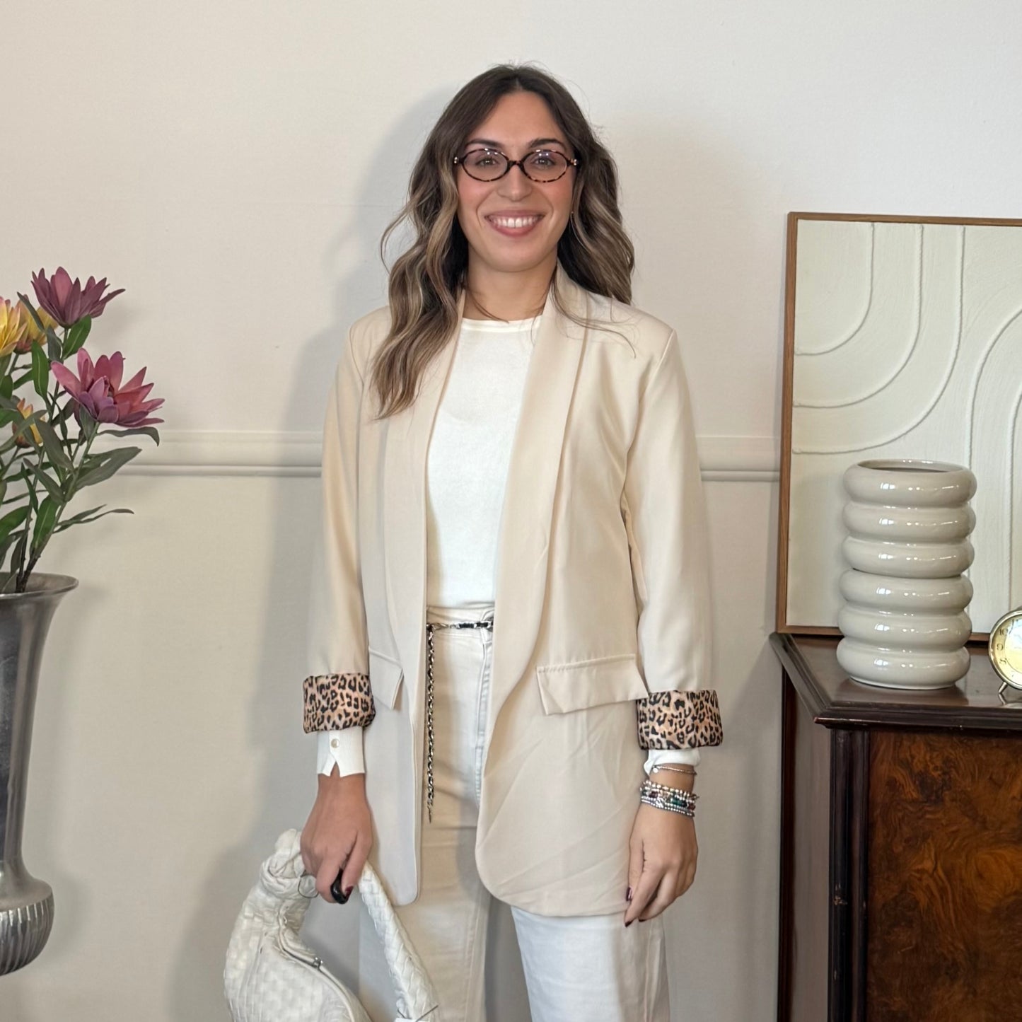 Blazer Iconic con fodera Leopard – Street Fashion Mood